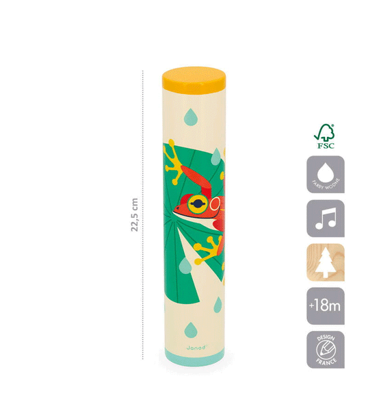 Gioia Wooden Rainstick by Janod - Niddle Noddle